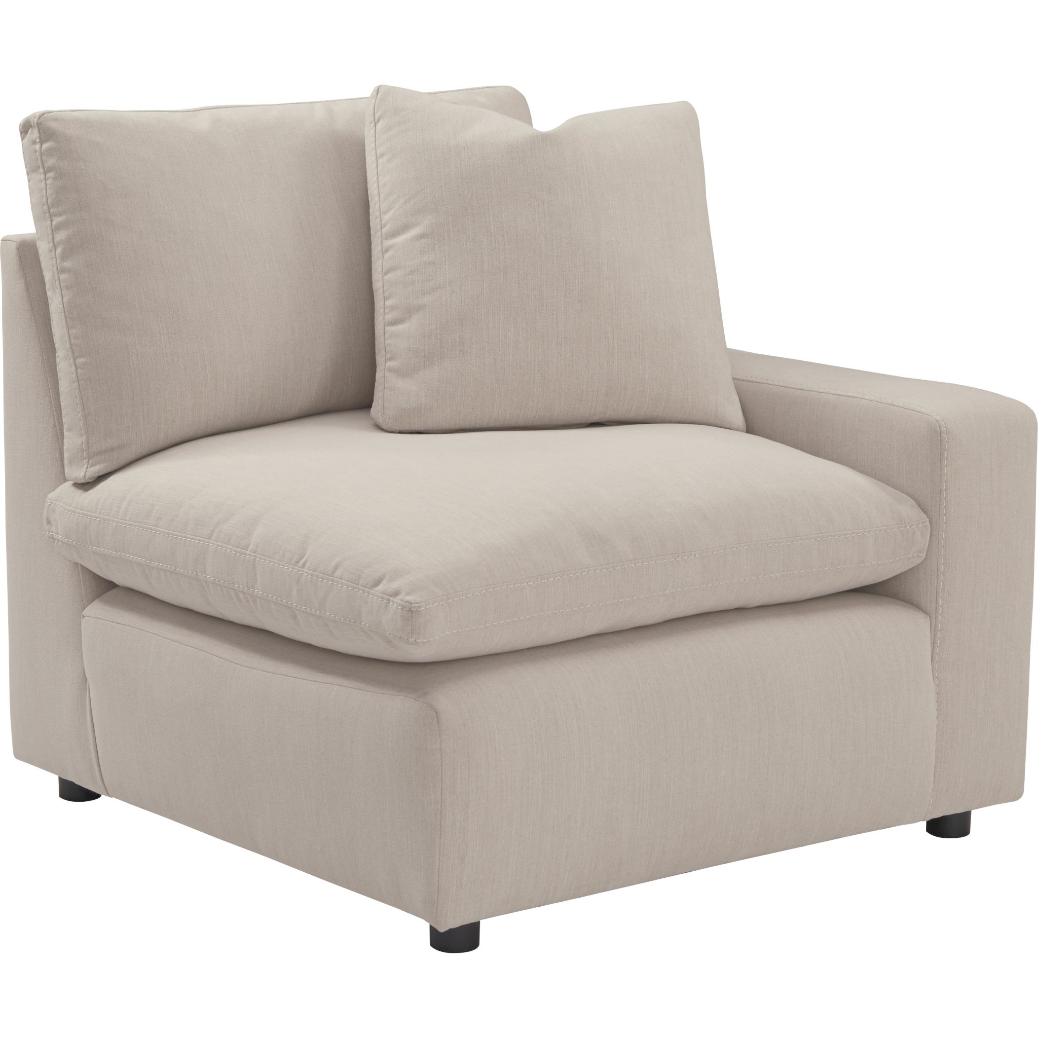 Savesto ivory small laf modular sectional store